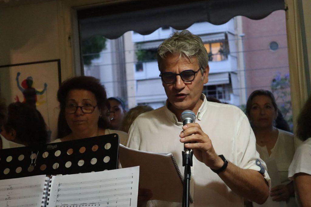 Μια υπέροχη αφιερωματική βραδιά στον ποιητή Νίκο Γκάτσο πραγματοποίησε ...