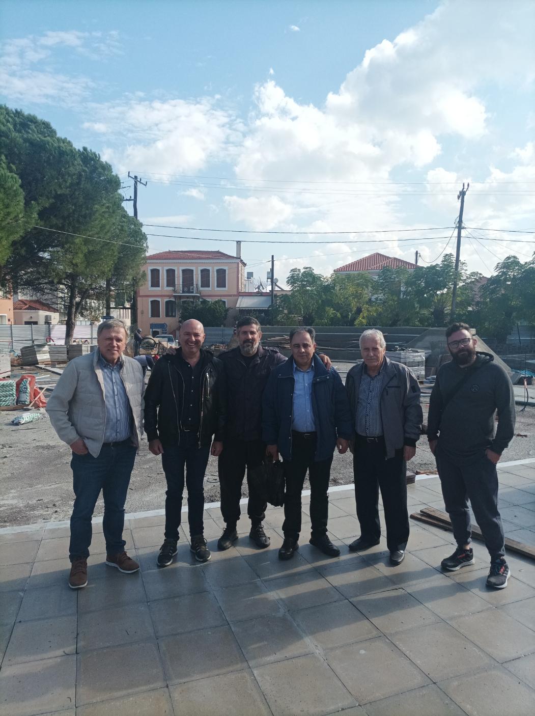 Επίσκεψη Δημάρχου Μυτιλήνης στο Δημαρχείο Ευεργέτουλα και στο έργο της ...
